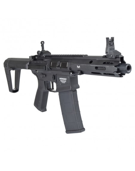 POSEIDON ELECTRIC RIFLE AVENGER+ QRF BLACK (PAEG-A+Q BK) | Jolly Softair