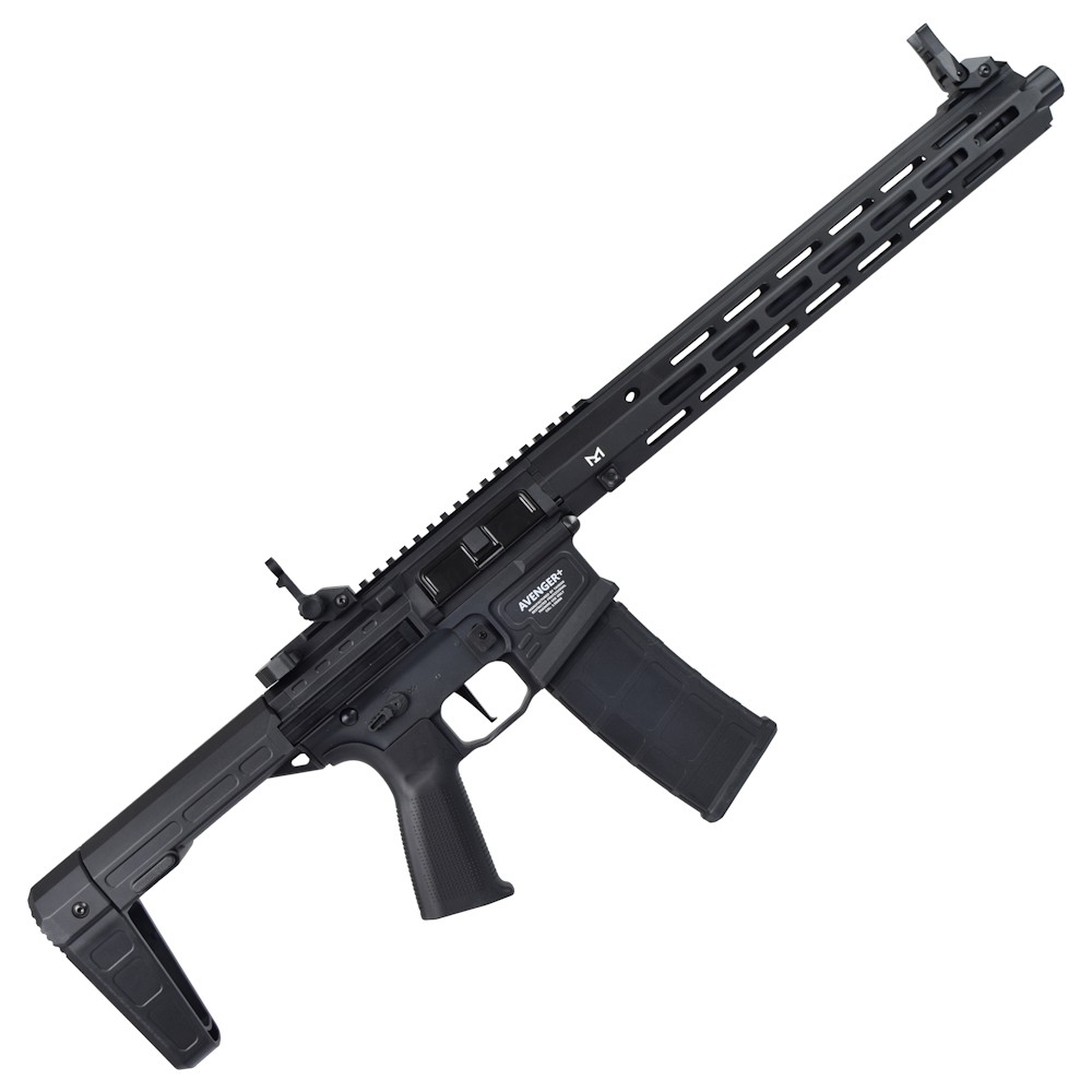 POSEIDON ELECTRIC RIFLE AVENGER+ SNIPER BLACK (PAEG-A+S BK) | Jolly Softair